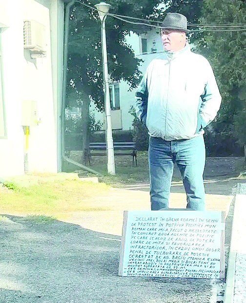 Greva foamei în faţa Poliţiei - Realitatea Media